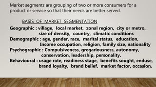 Market segmentation | PPT