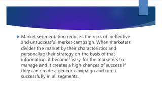 Market Segmentation, its Types and Benefits | PPT