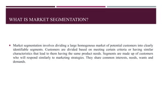 Market segmentation | PPT