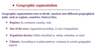 Market segmentation | PPT