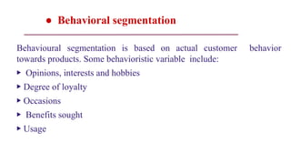 Market segmentation | PPT