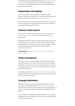 Market Segmentation.pdf | Marketing and Advertising | Business