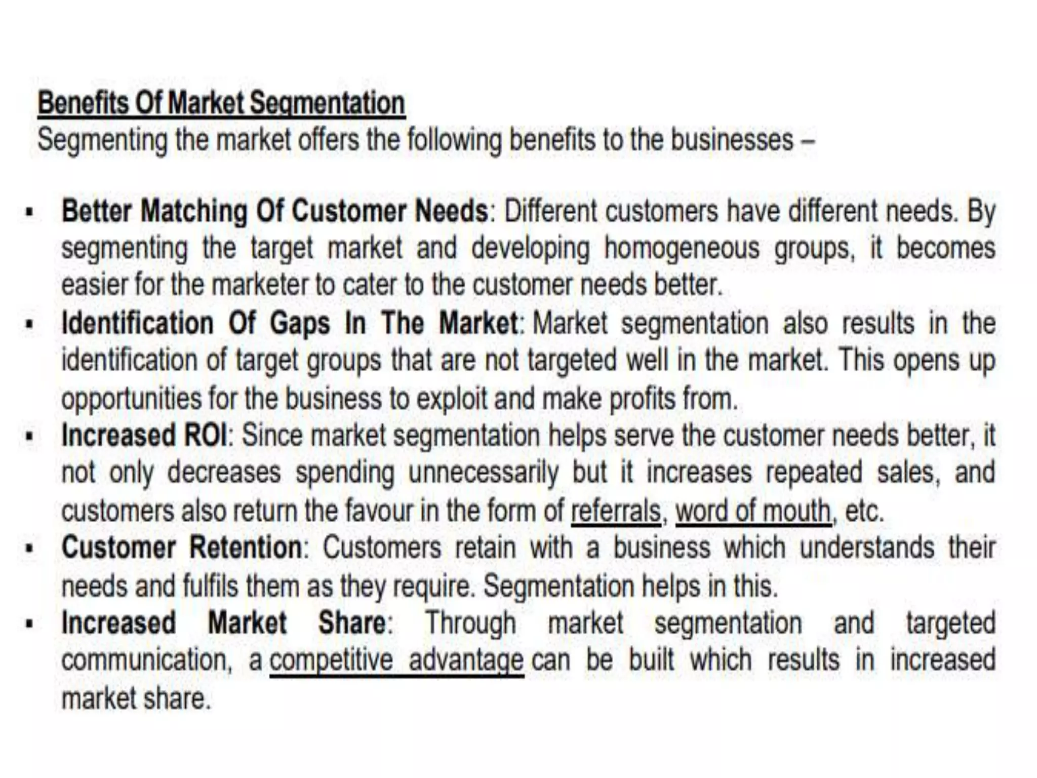 Market Segmentation.pptx | Marketing and Advertising | Business