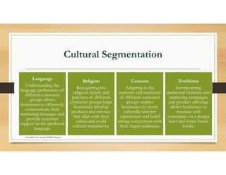 Market segmentation: Segments of a market refer to distinct groups of ...