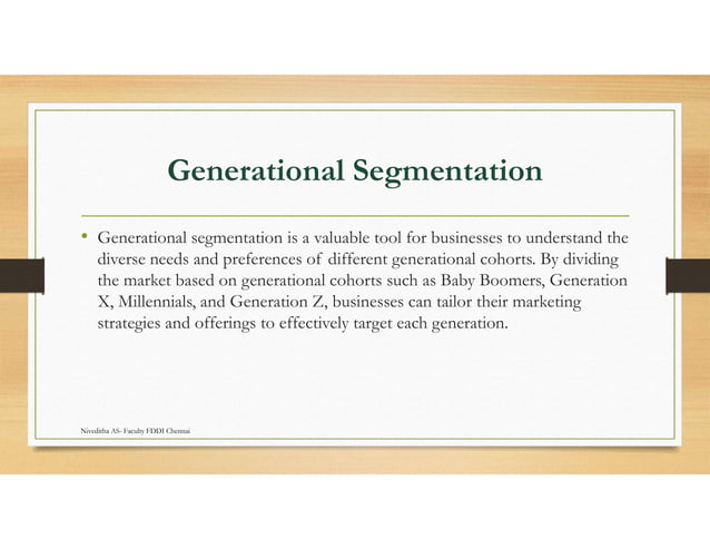 Market segmentation: Segments of a market refer to distinct groups of ...