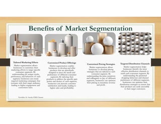 Market segmentation: Segments of a market refer to distinct groups of ...