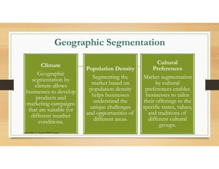 Market segmentation: Segments of a market refer to distinct groups of ...