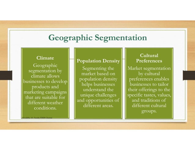 Market segmentation: Segments of a market refer to distinct groups of ...