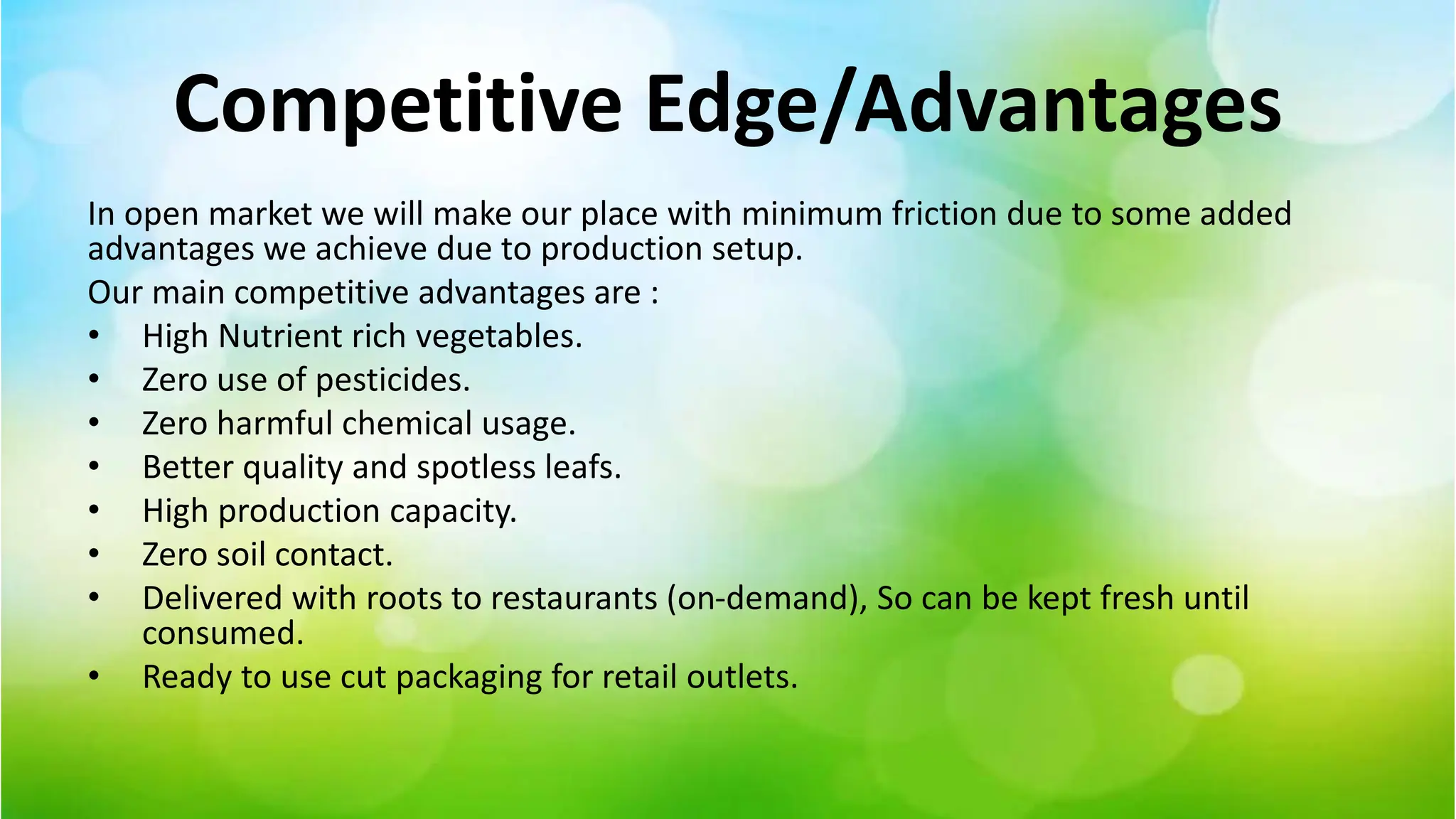 market segmentation for the hydroponics produce.pptx