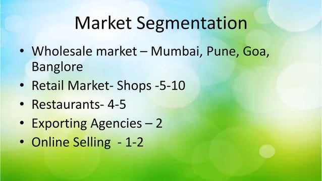market segmentation for the hydroponics produce.pptx