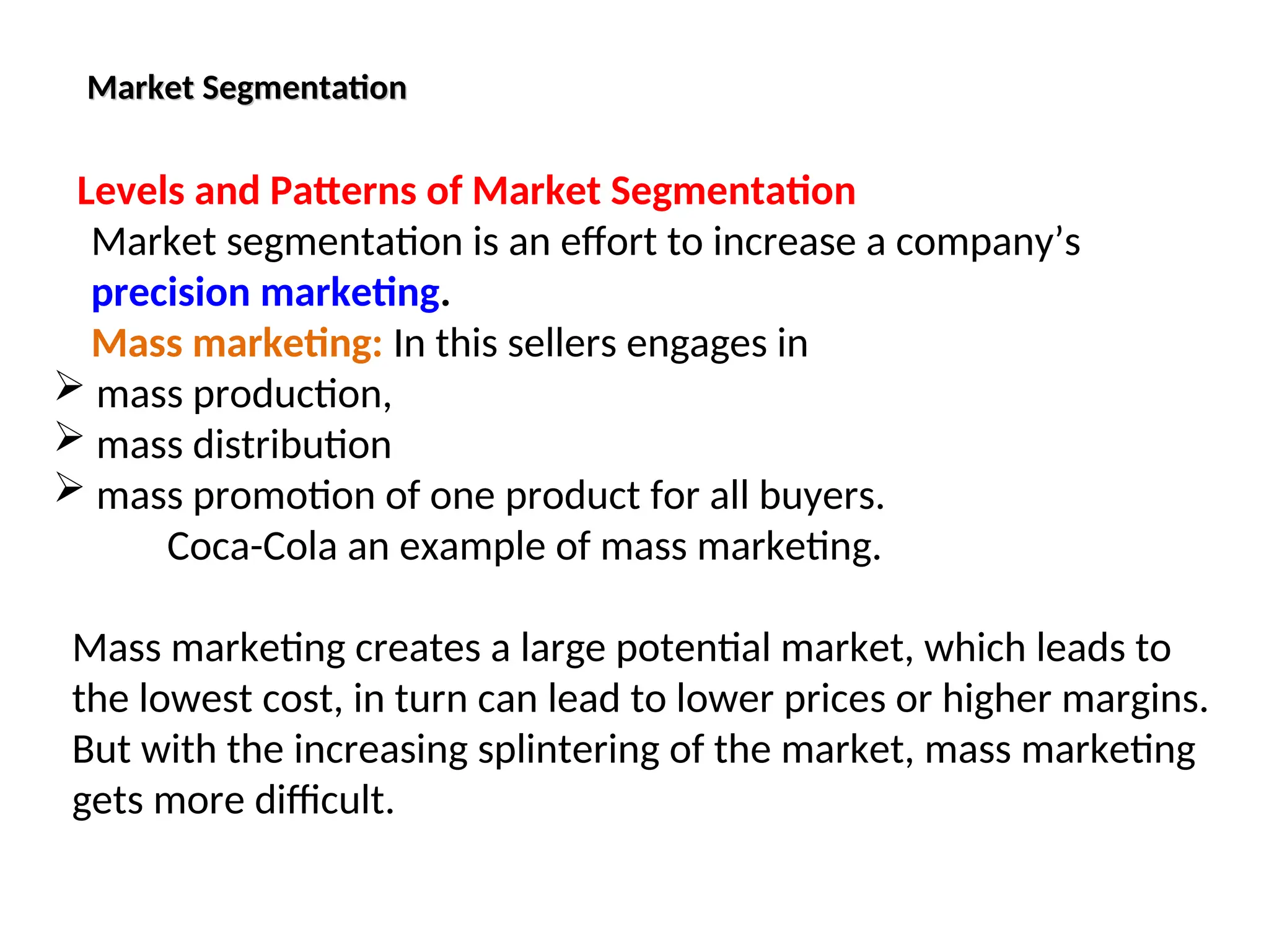Market Segment - Bases of segmentation and examples | PPT