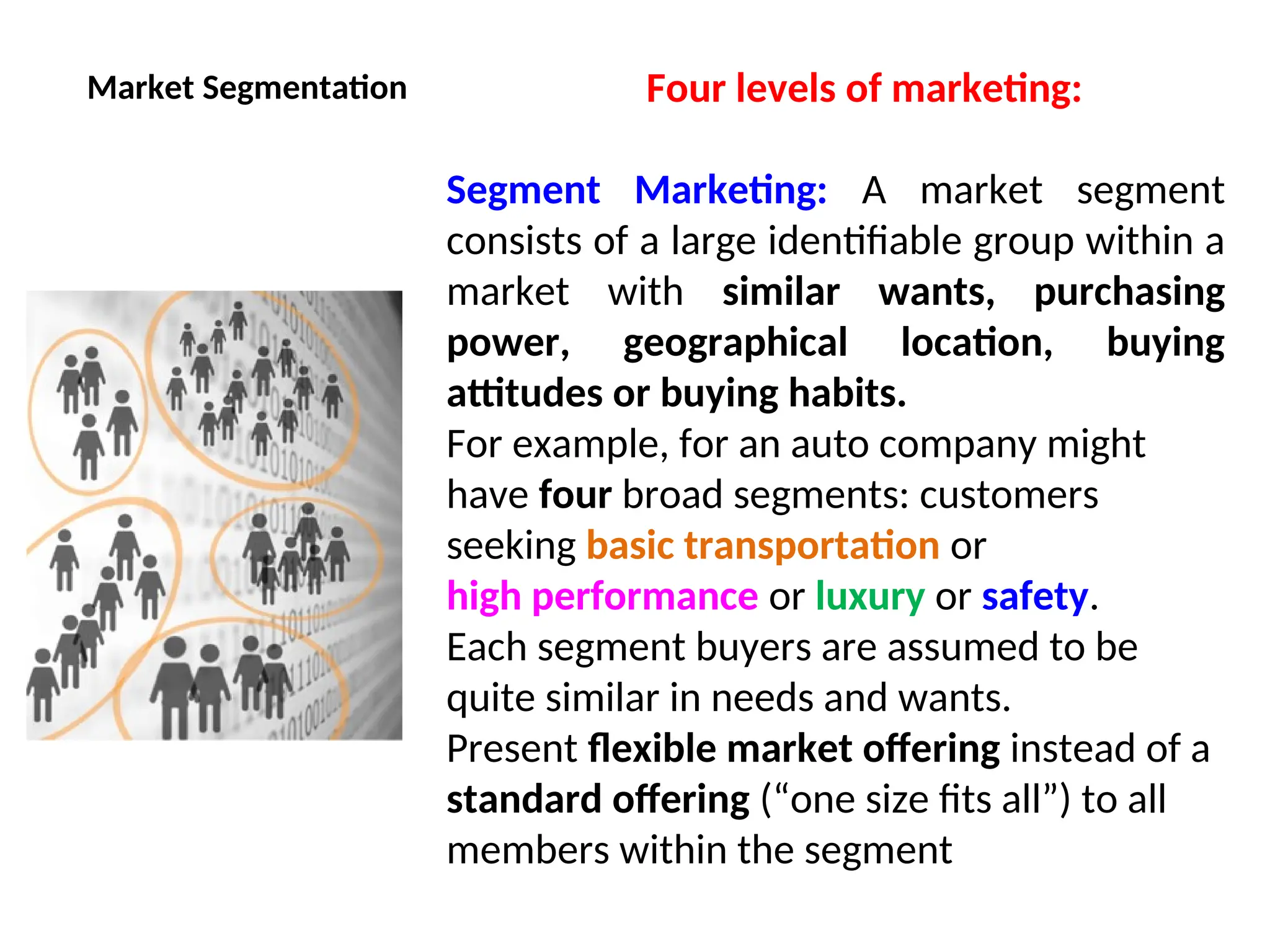 Market Segment - Bases of segmentation and examples | PPT