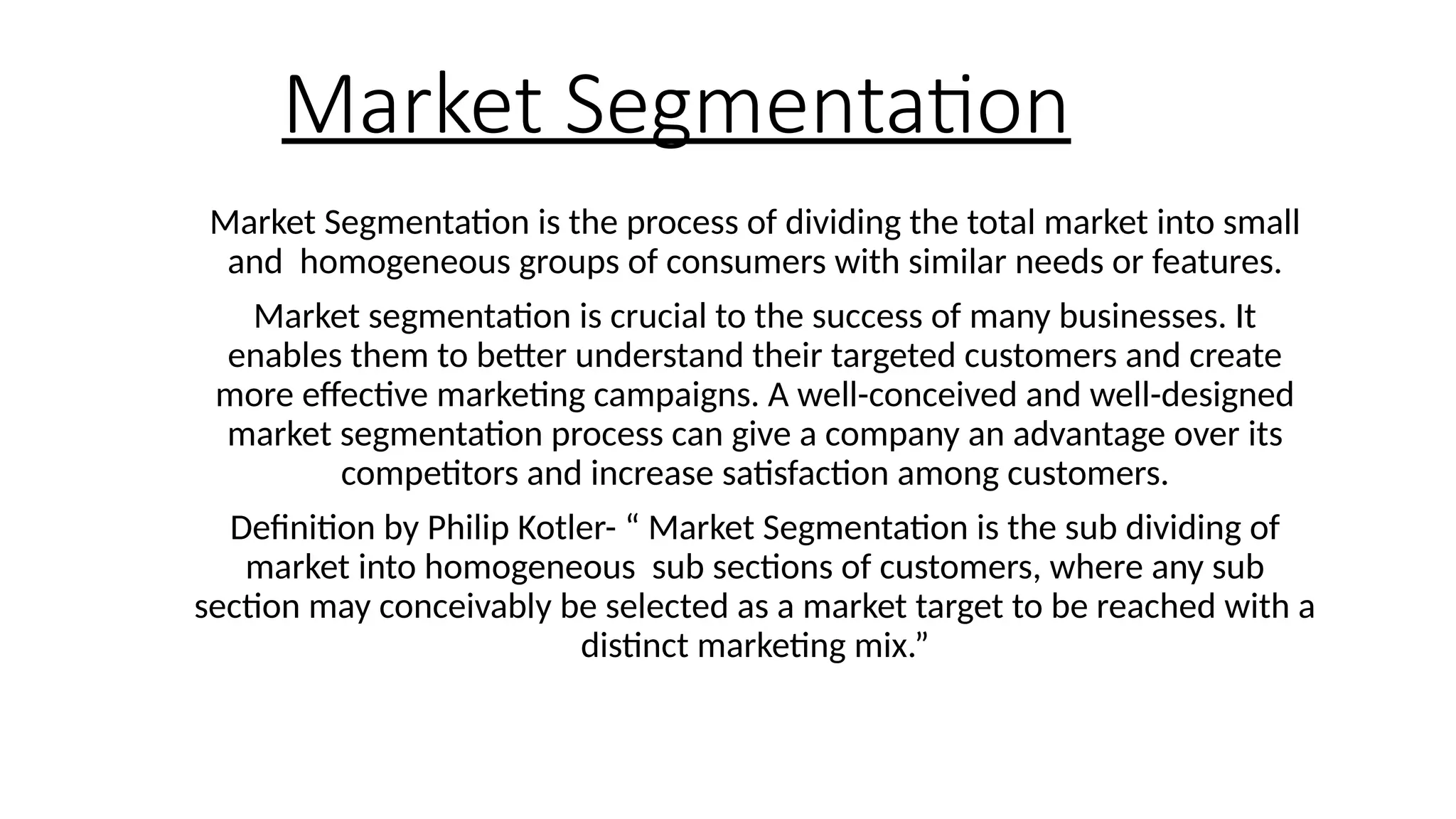 Market Segmentation.pptx all about the marketing | PPT