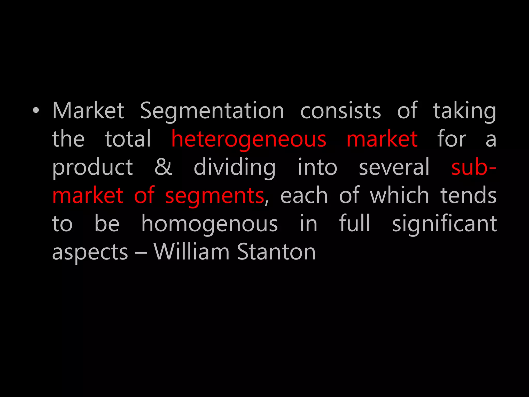 Market segmentation PPT | PPTX