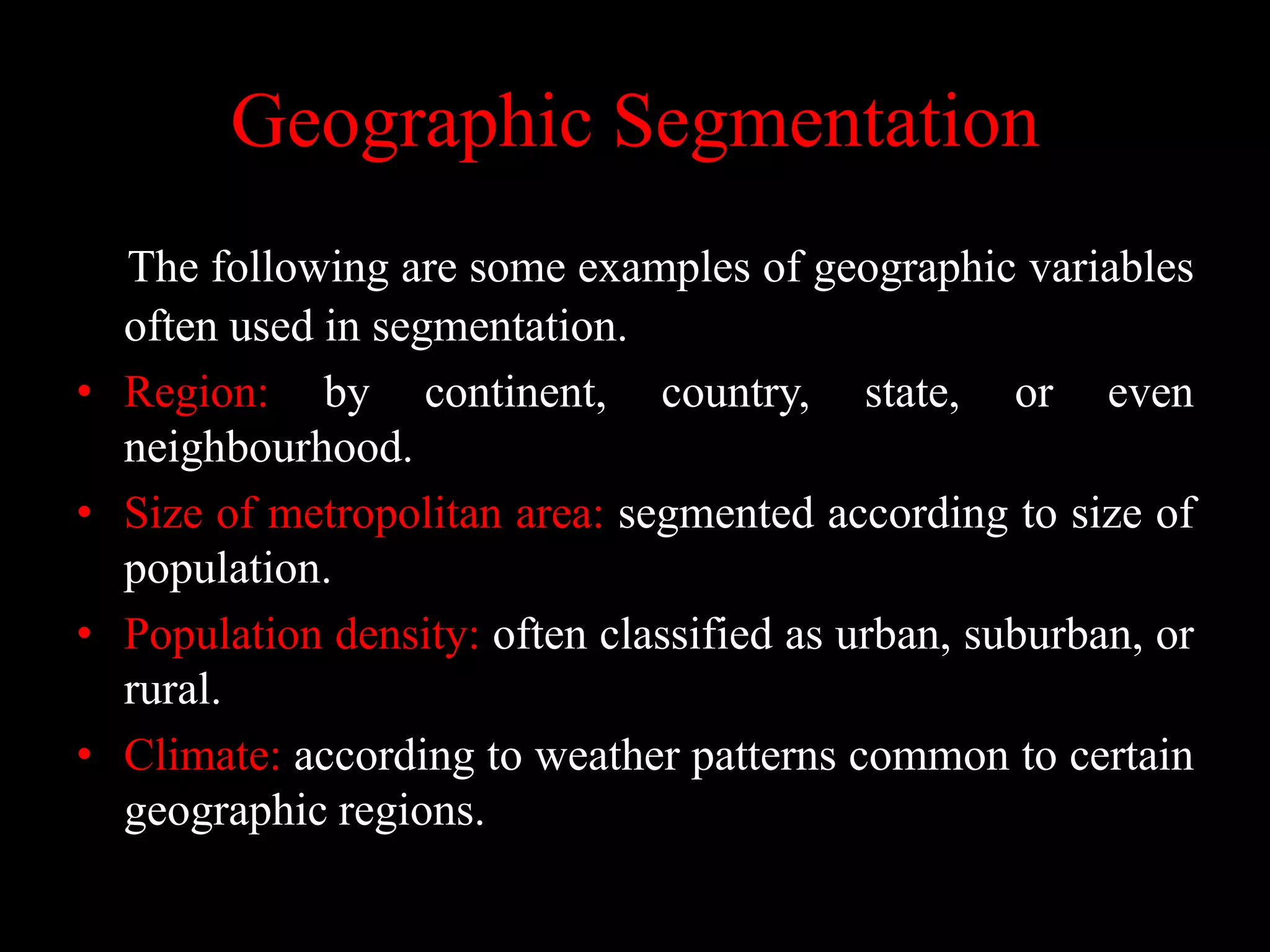 Market segmentation PPT | PPTX