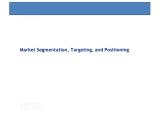 Market_segmentation , Targeting & Positioning .pdf