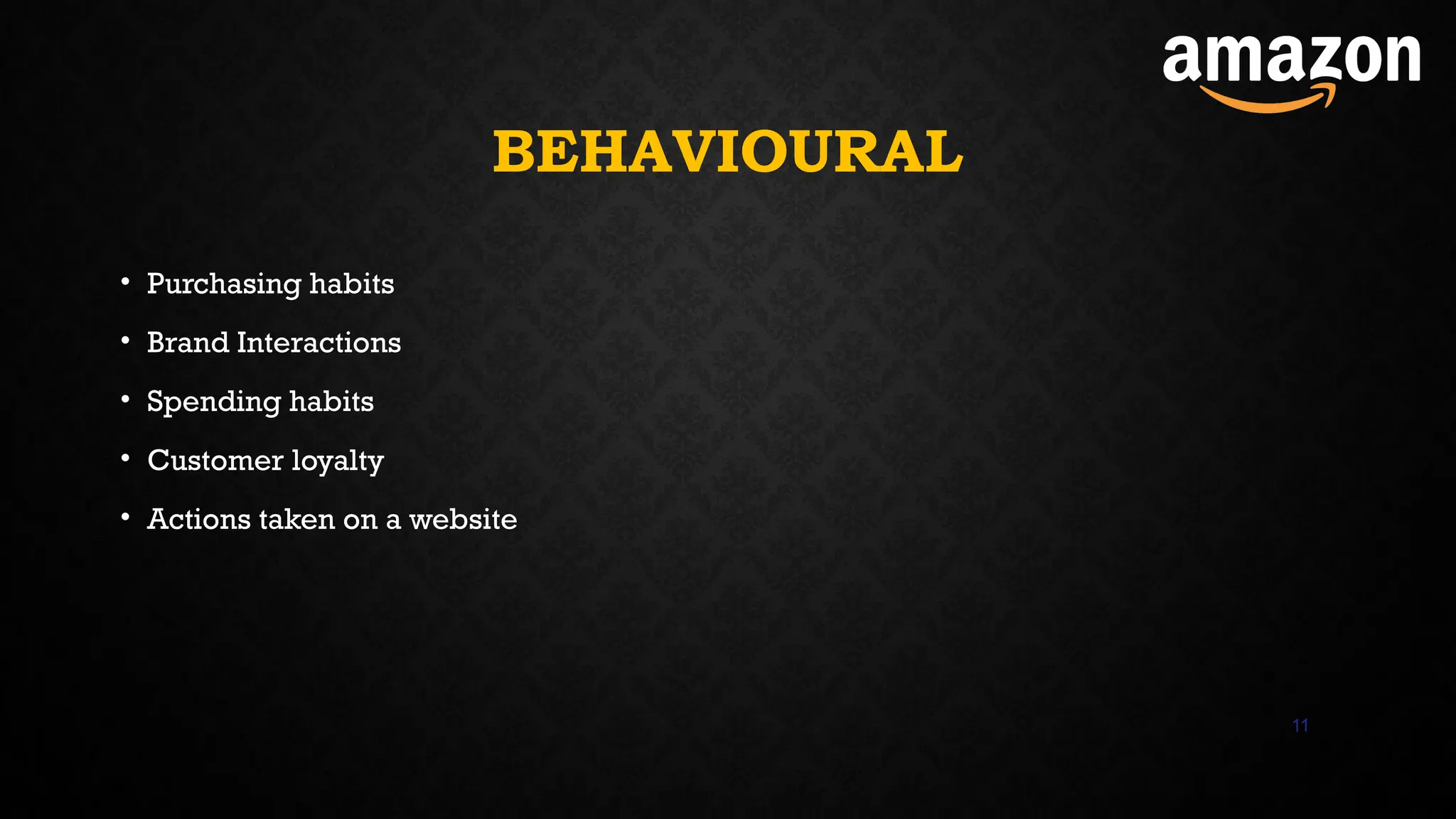 Market segmentation Amazon made by TSUE students | PPTX | Business ...