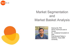 Market Segmentation and Market Basket Analysis | PPTX
