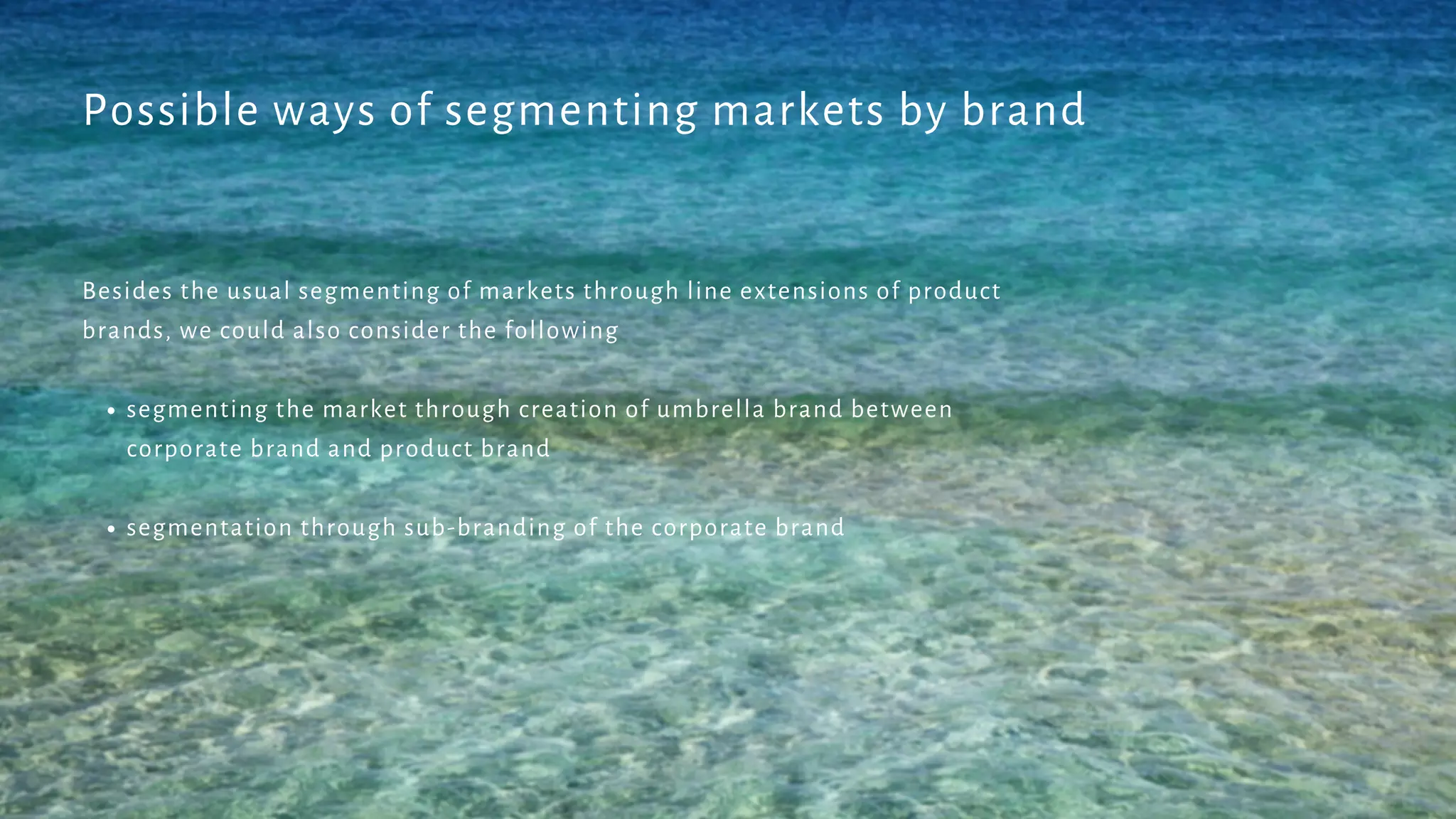 Market segmentation by brand | PPT