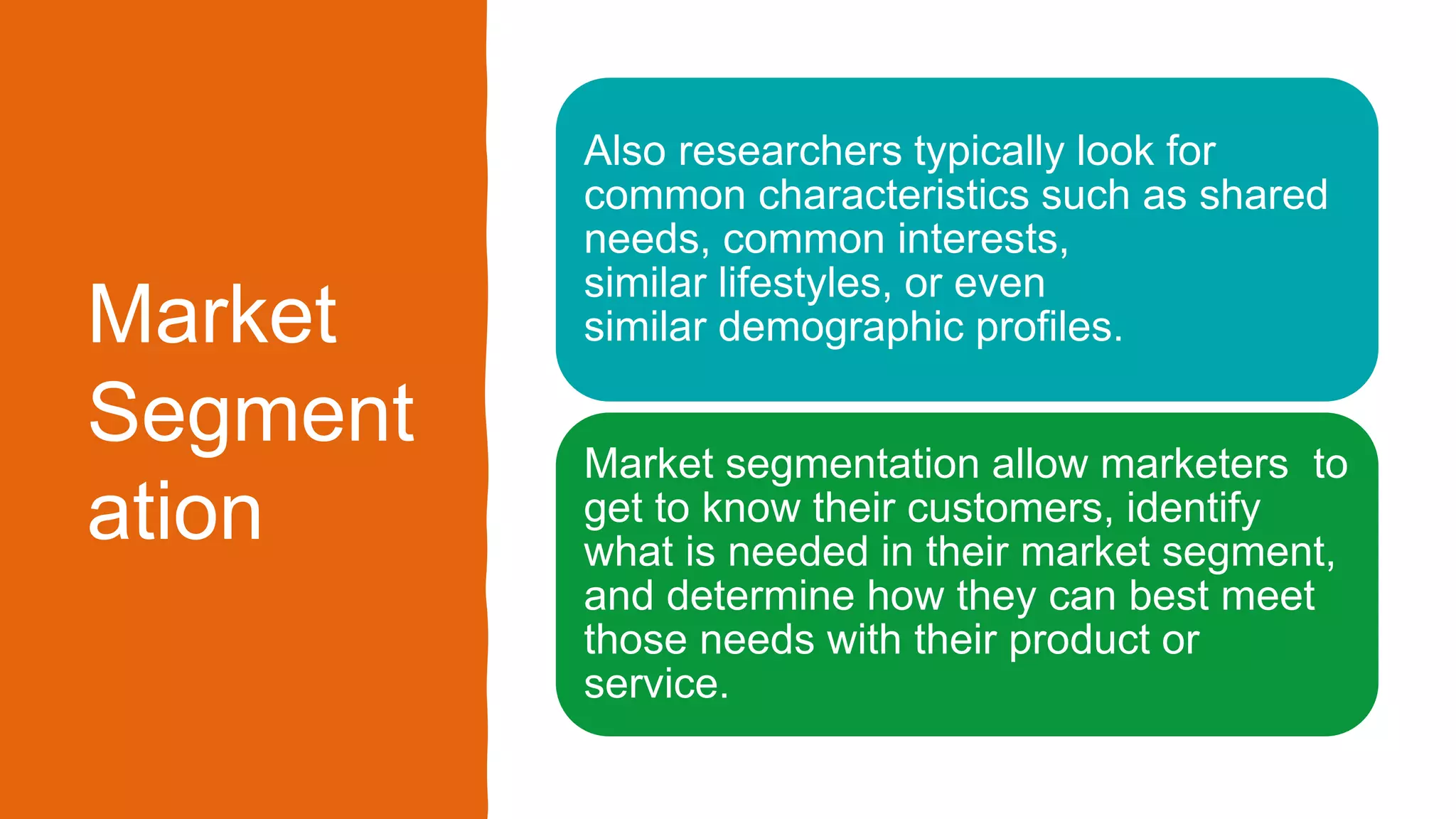 Consumer Behavior -Market segmentation | PPTX