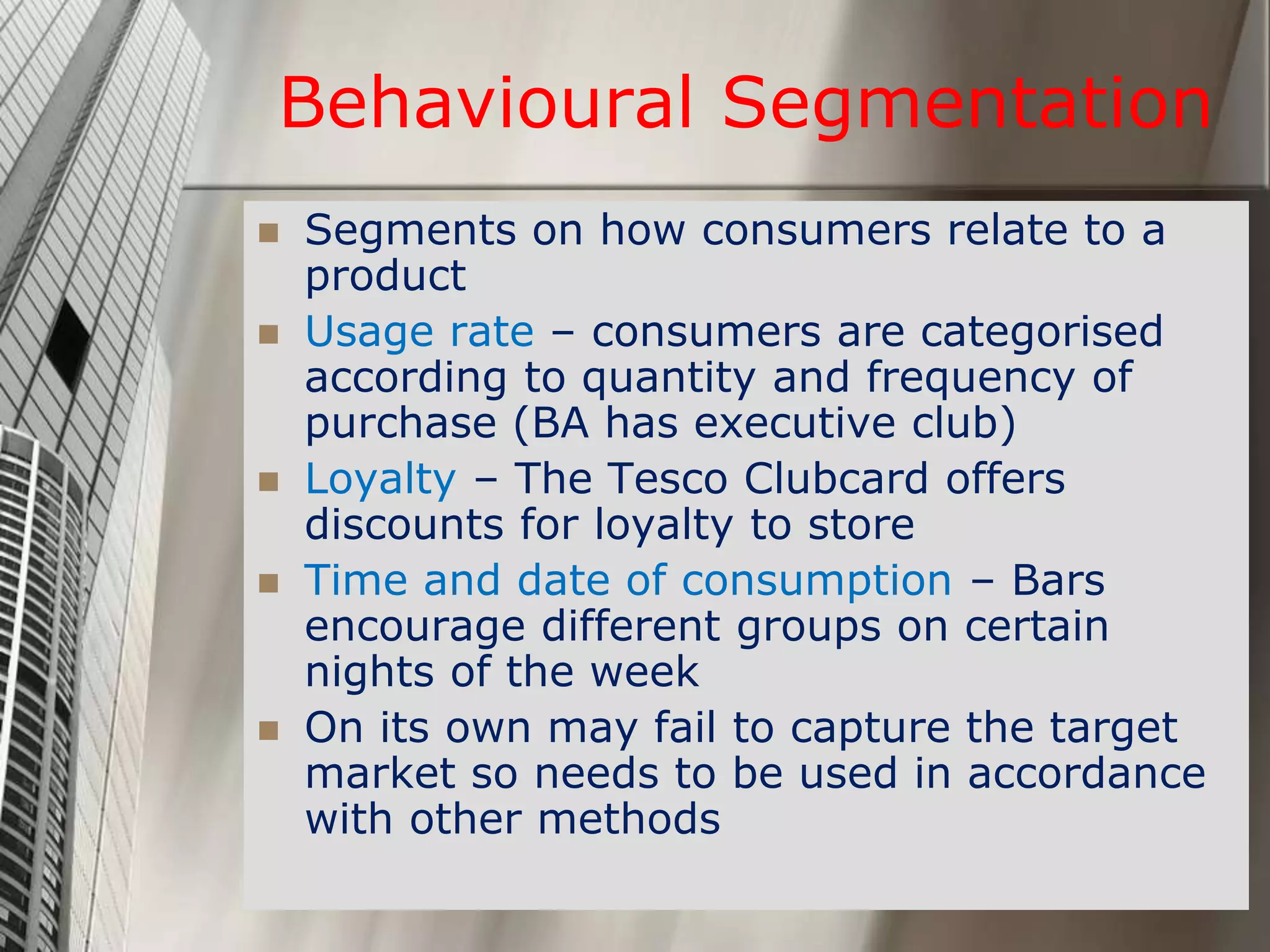 MARKET SEGMENTATION COT.ppt