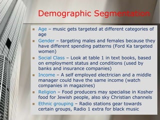 MARKET SEGMENTATION COT.ppt