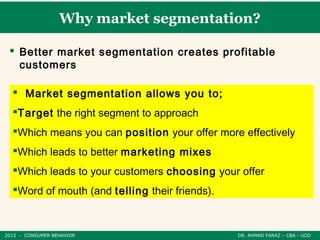 Market segmentation in Consumer Behavior | PPT