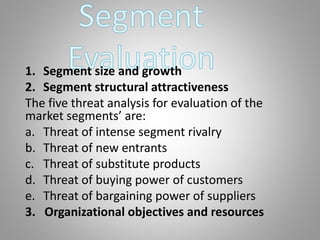 Market segmentation & positioning | PPTX