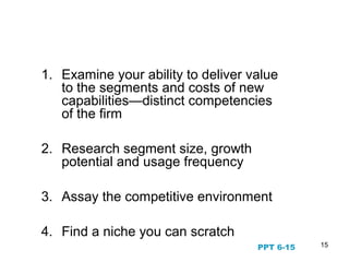 Market segmentation, positioning and value proposition | PPT