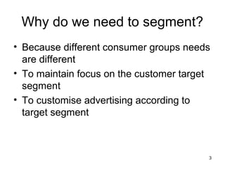 Market segmentation, positioning and value proposition | PPT