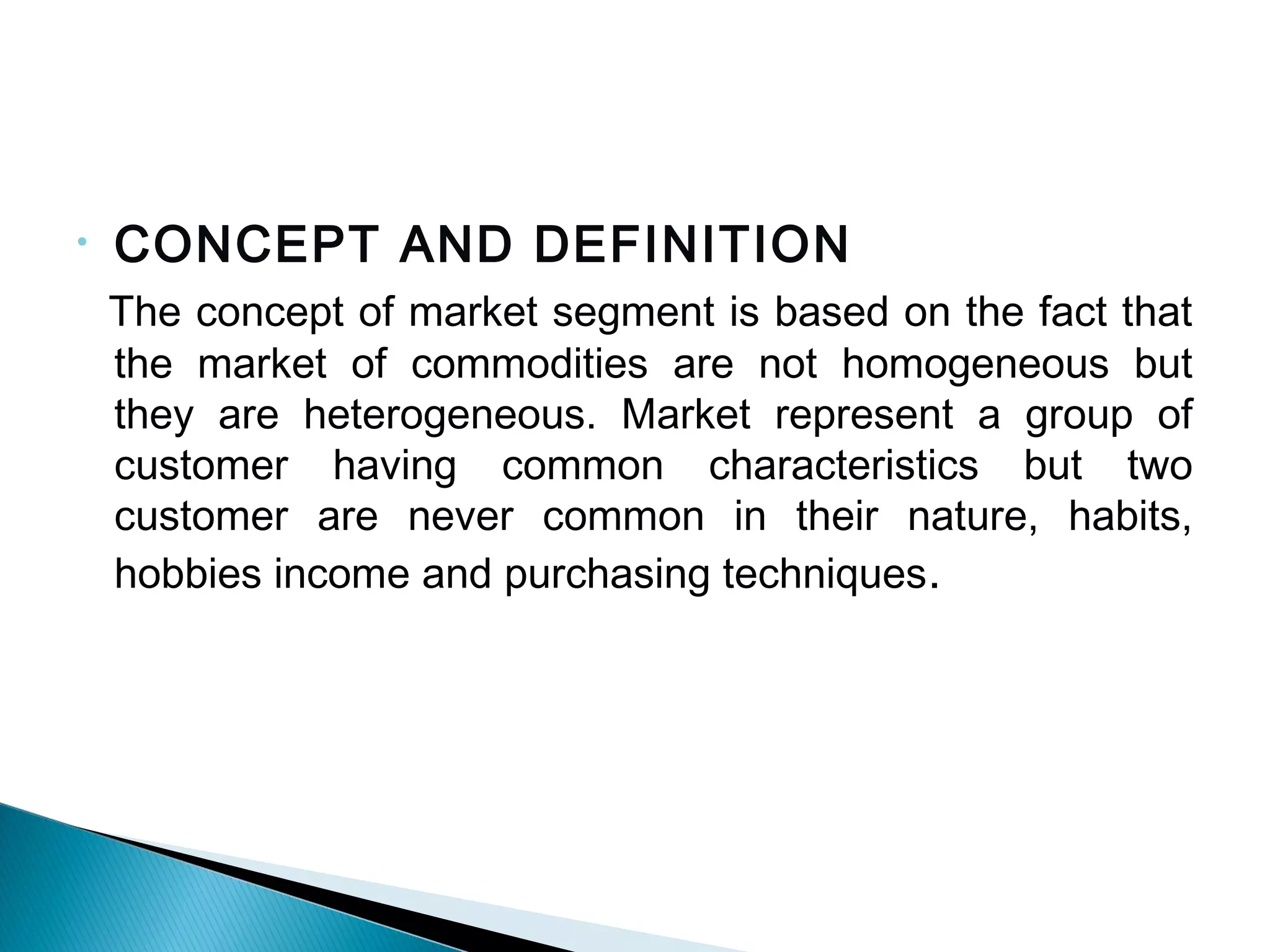 Market segmentation ppt | PPT