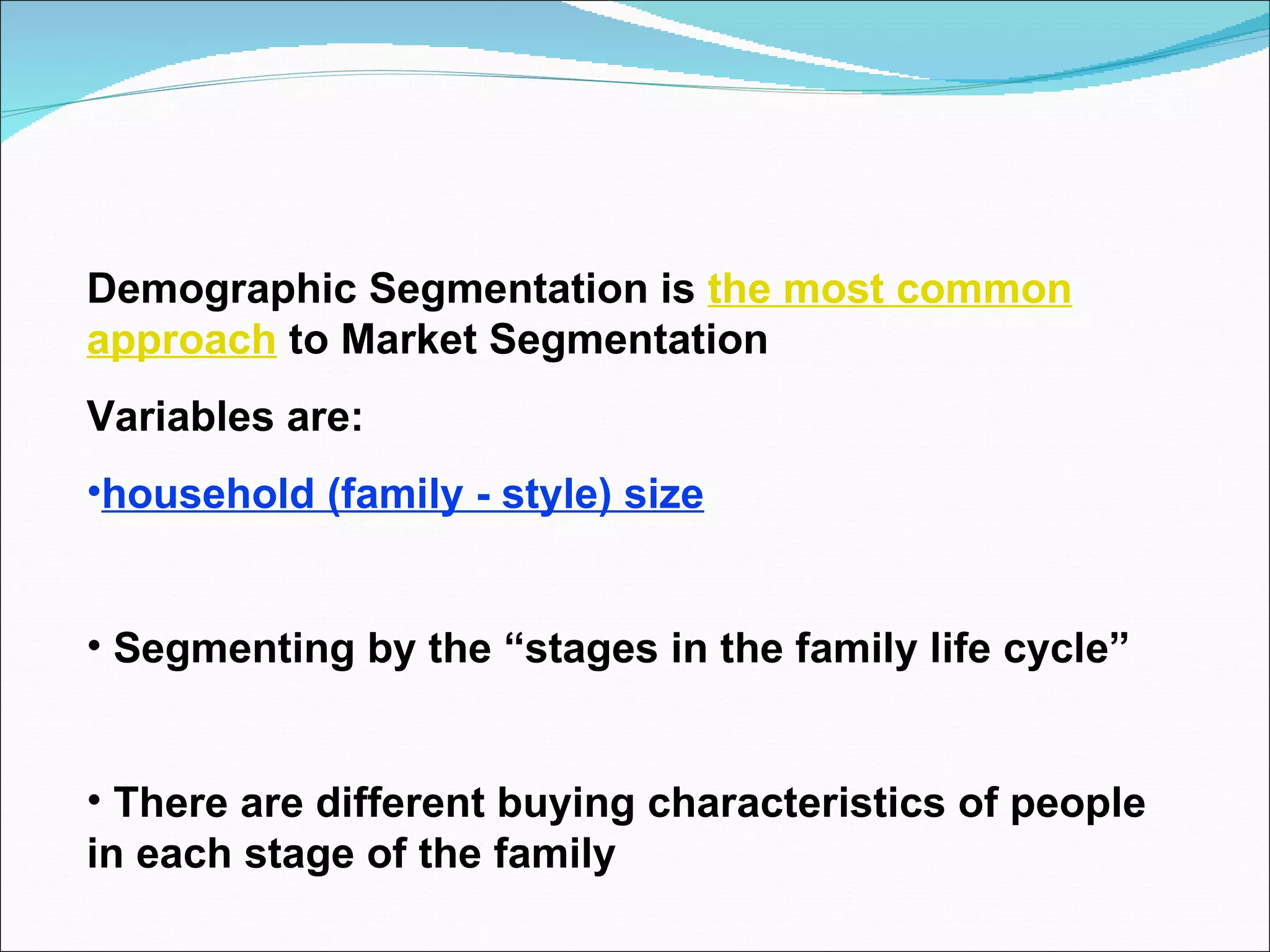 Market segmentation presentation | PPT