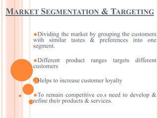 Market segmentation & targeting | PPT