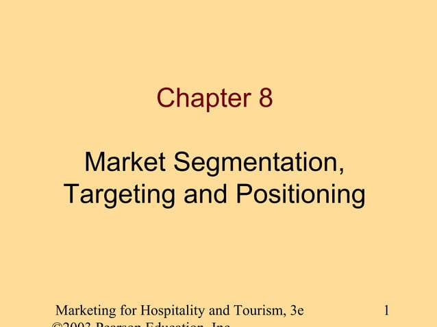 Market Segmentation, Targeting and Positioning | PPT | Marketing and ...