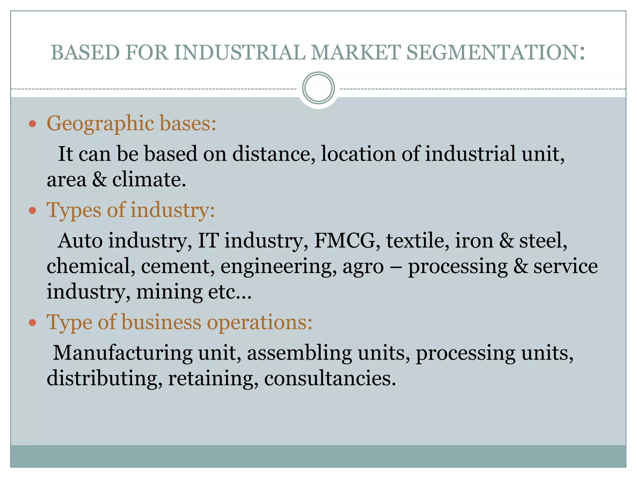 Market segmentation, targeting and positioning | PPTX