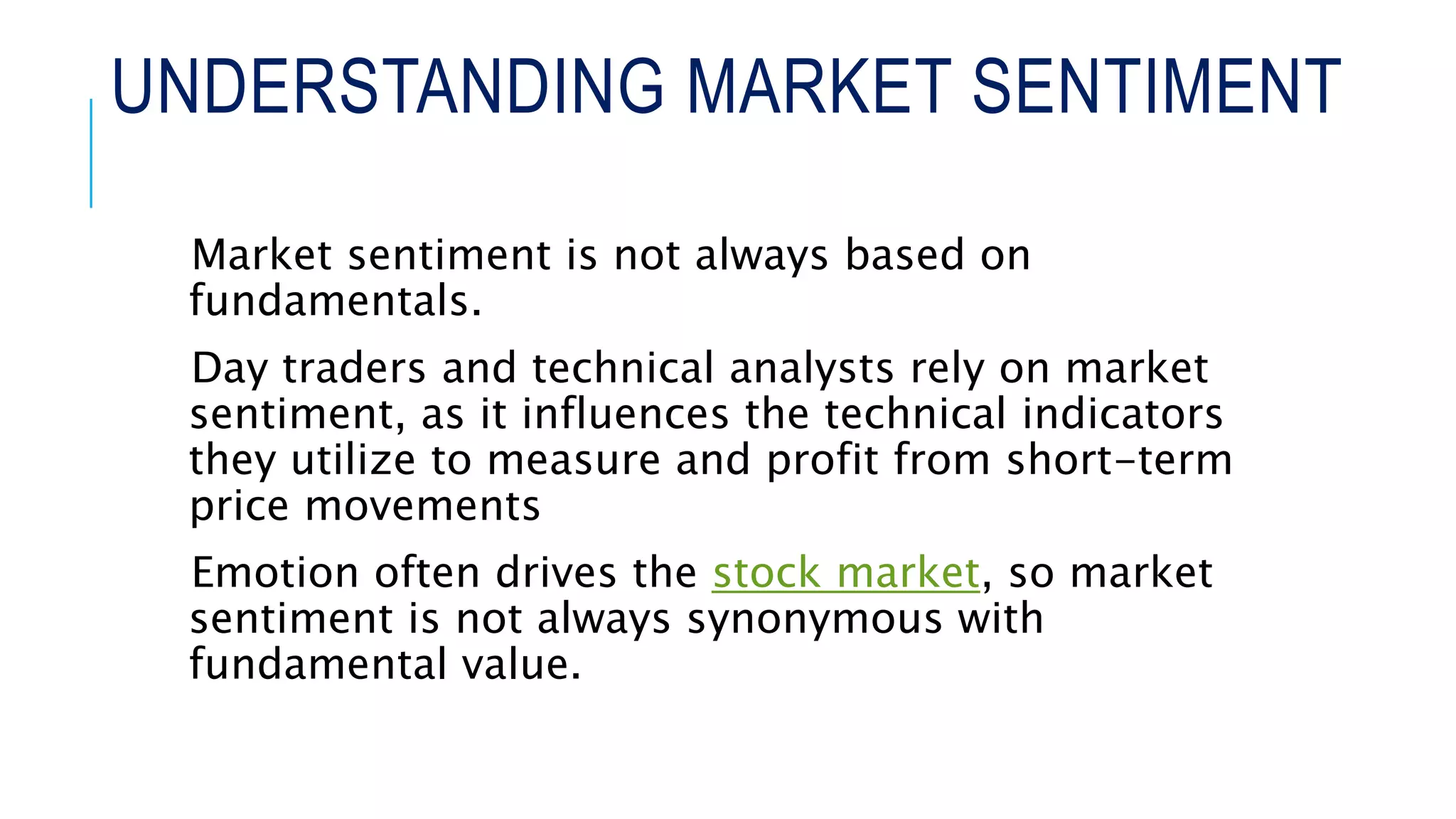 What is Market Sentiment? | PPTX