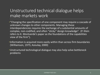 Markets for Technology & the Role of Ecosystems | PPT
