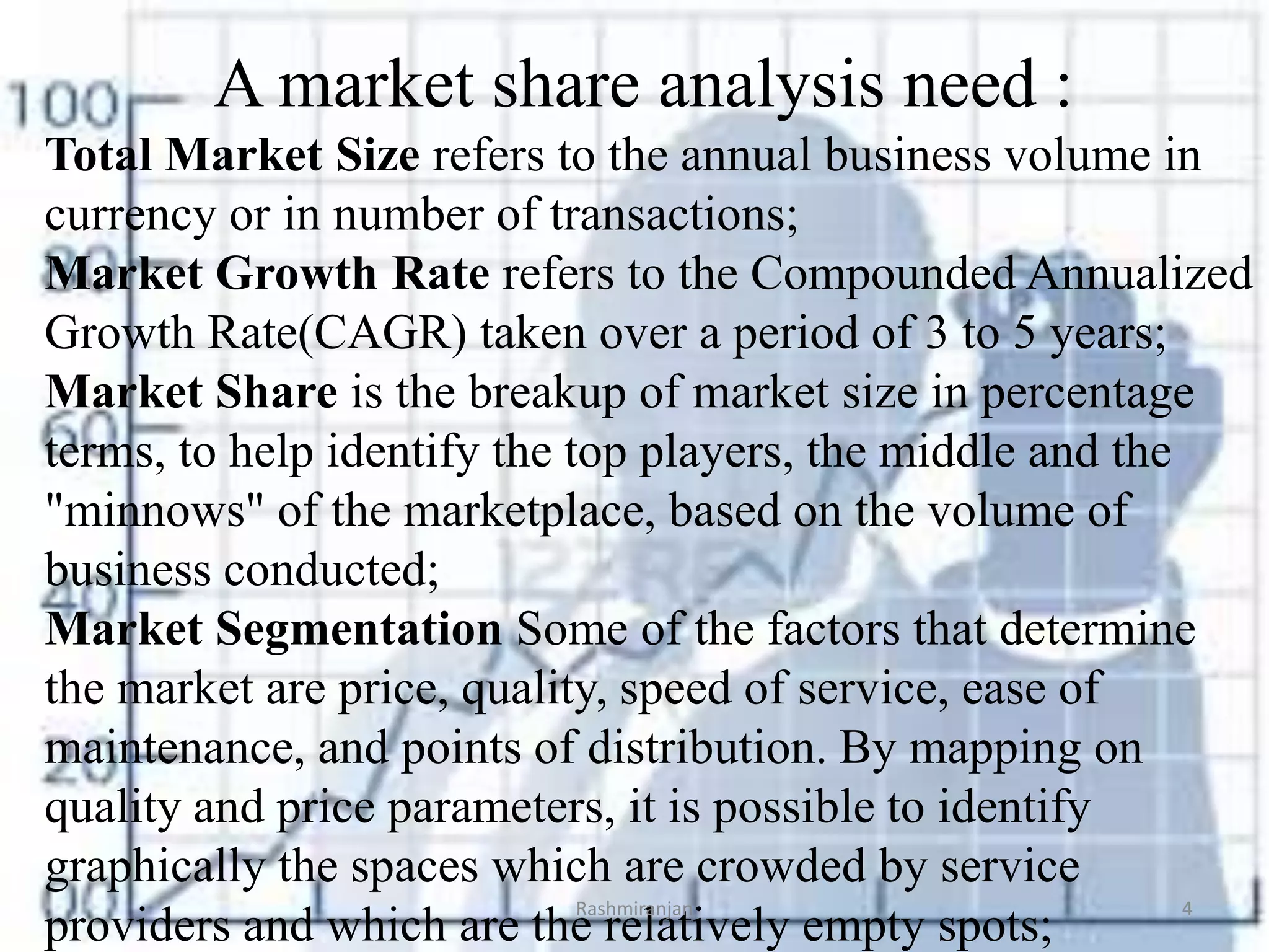 Market share analysis | PPTX