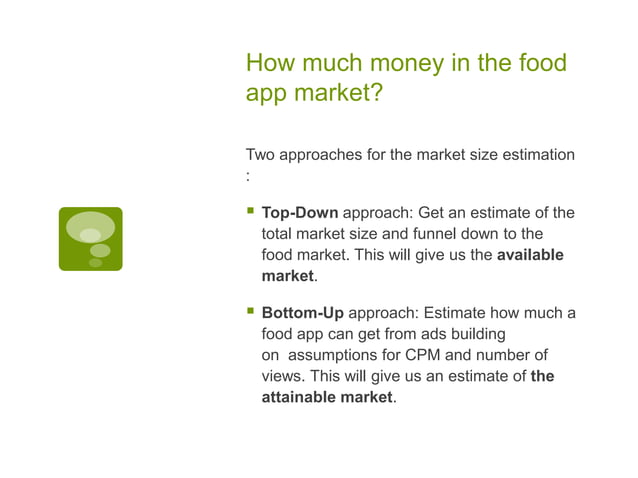 Market size estimation | PPTX | Business | Business and Finance
