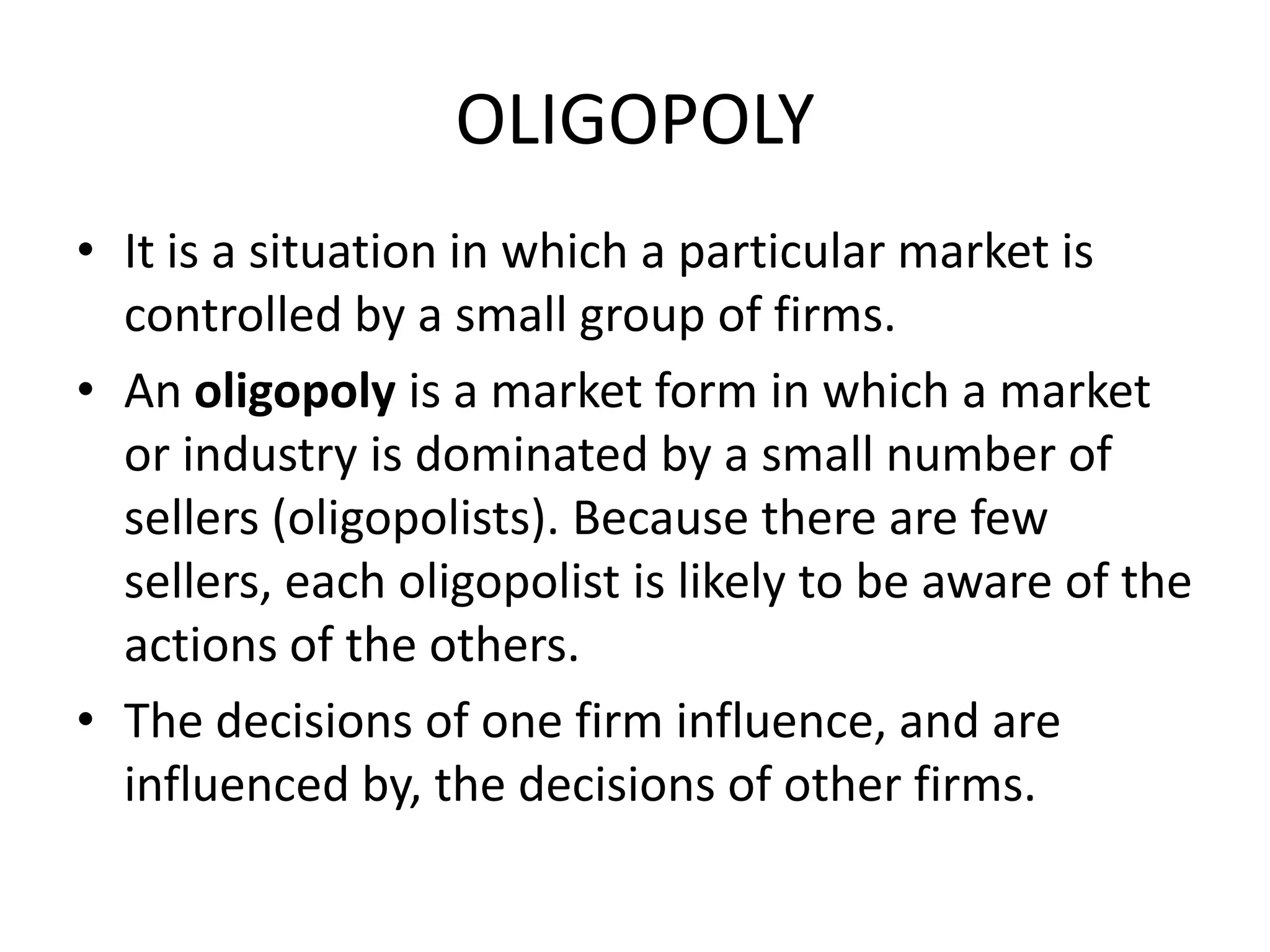 Market structure | PPTX