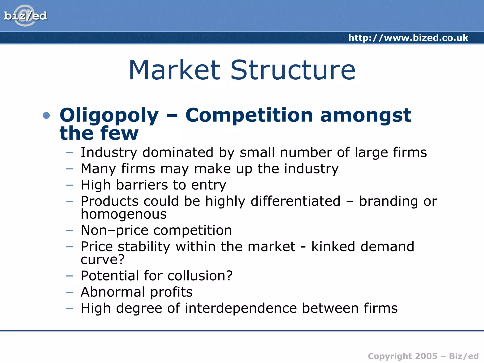 Market Structure | PPT