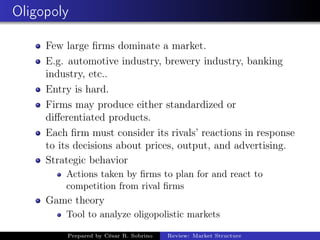 Market structure | PPT