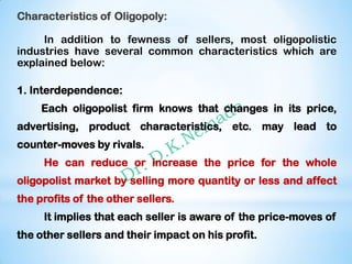 Market structure: Types, Characteristics | PDF