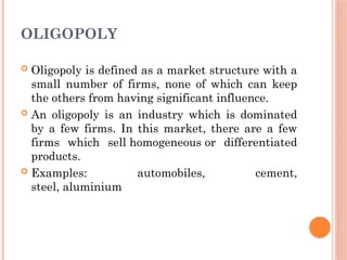 Market Structure: Perfect Competition, Monopoly, Monopolistic ...
