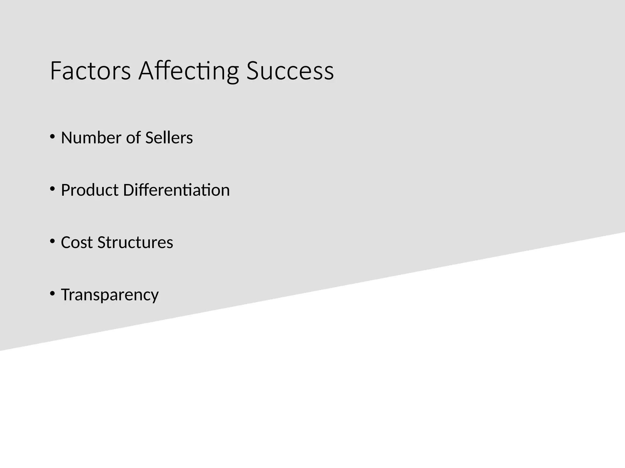 Market Structure Presentation Second Semester | PPTX