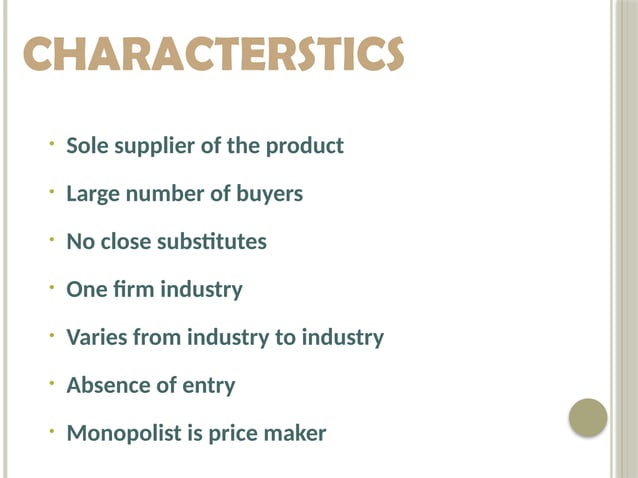 A comprehensive presentation on Market Structure | PPT