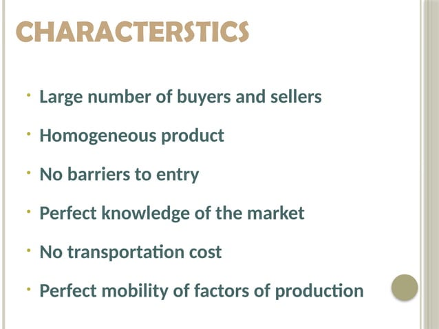 A comprehensive presentation on Market Structure | PPT