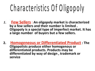 Market structure oligopoly | PPT