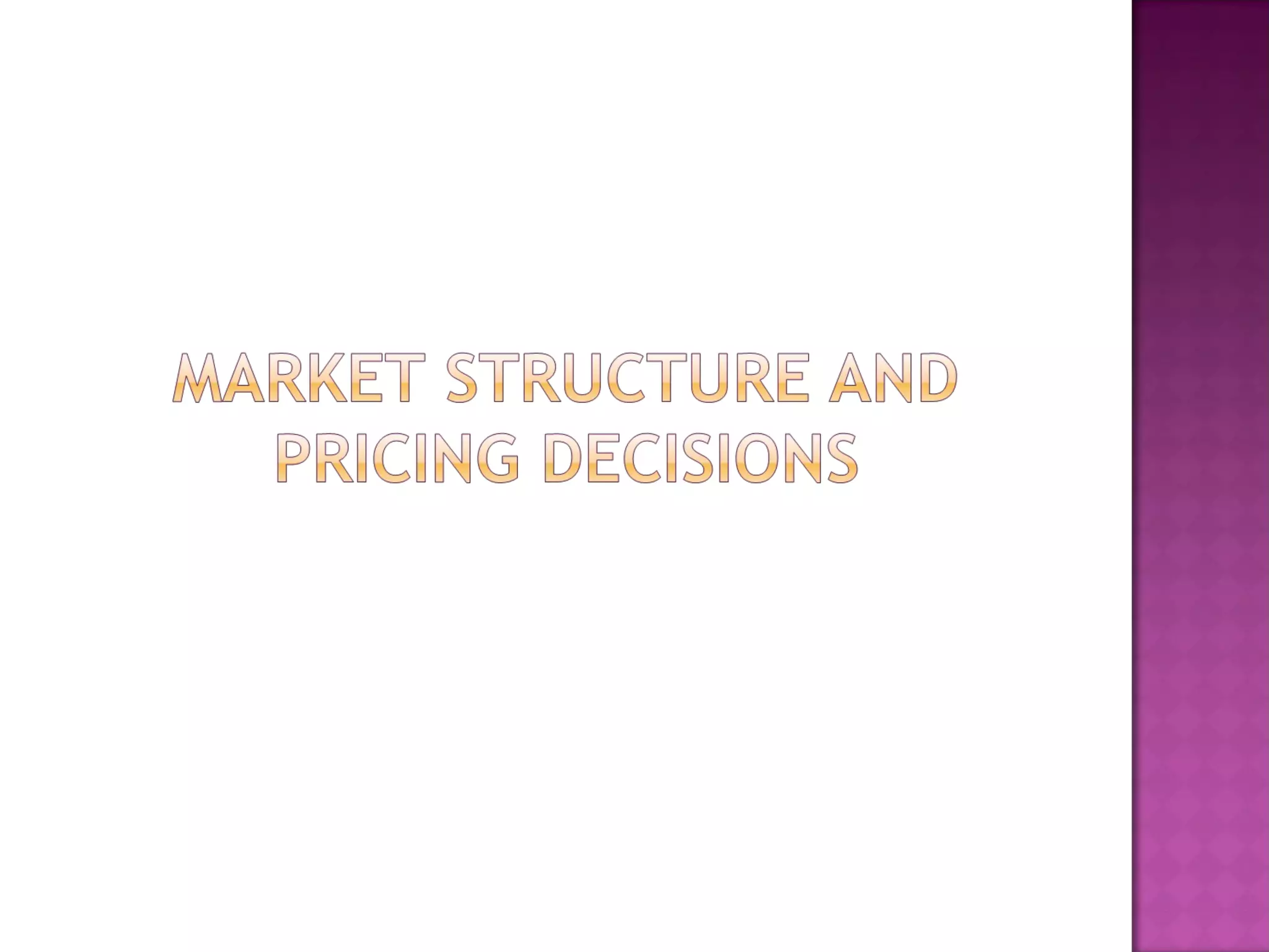 Market structure final perfect competition | PPT