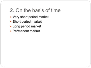 Market structure, force, price determination , | PPTX
